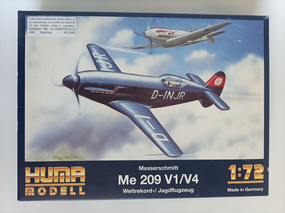 Messerchmitt Me 209 V1/V4 - Huma modell - 1/72e
